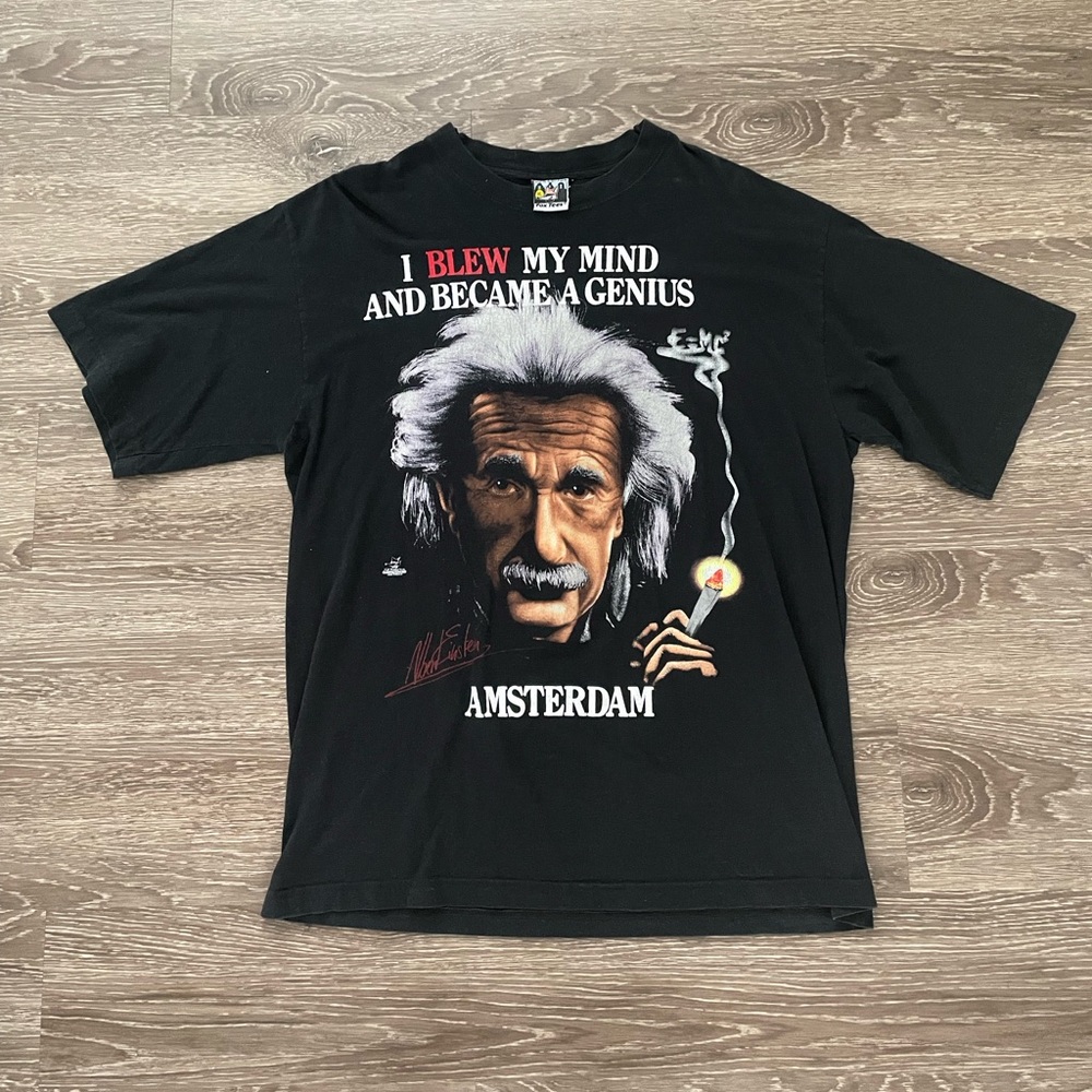 Albert Einstein Genius Vtg Shirt - Gem